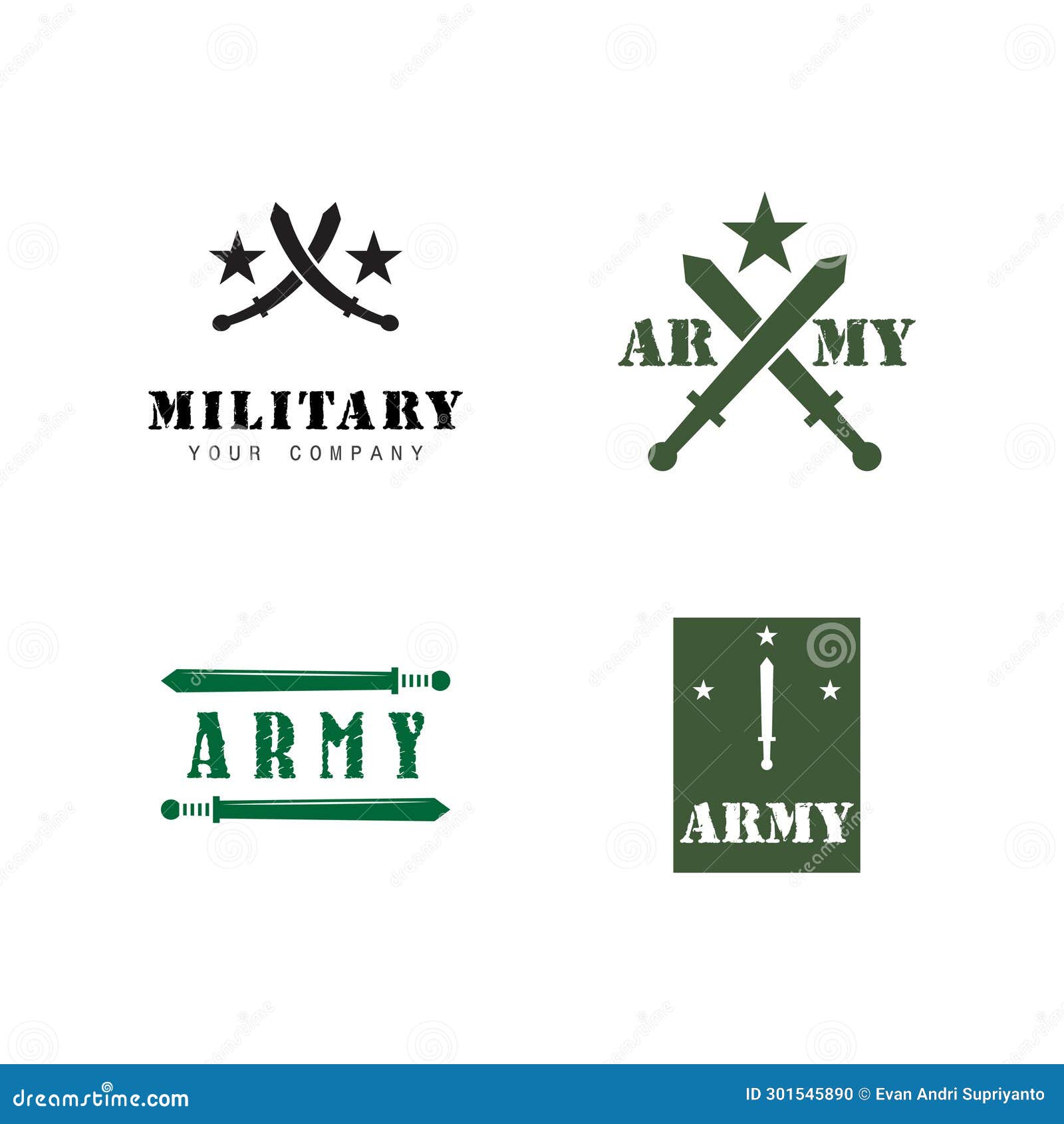 Army Logo Vector Military Template Symbol Design Stock Vector ...