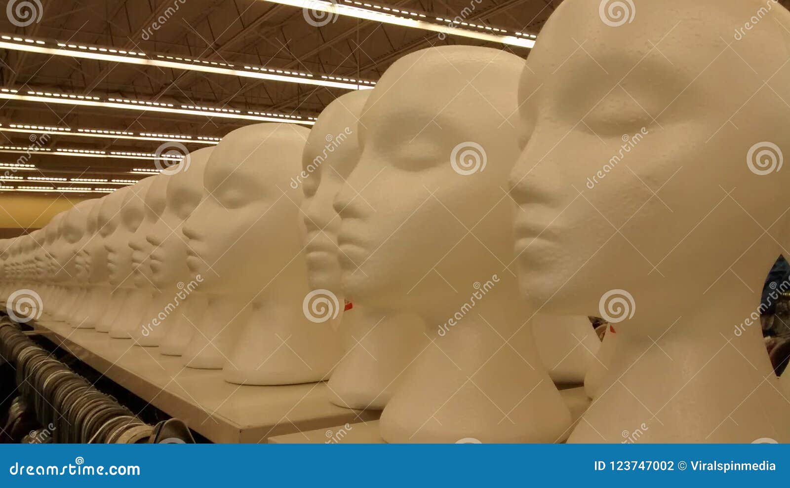 Army of Mannequin Heads stock photo. Image of army, parade - 123747002