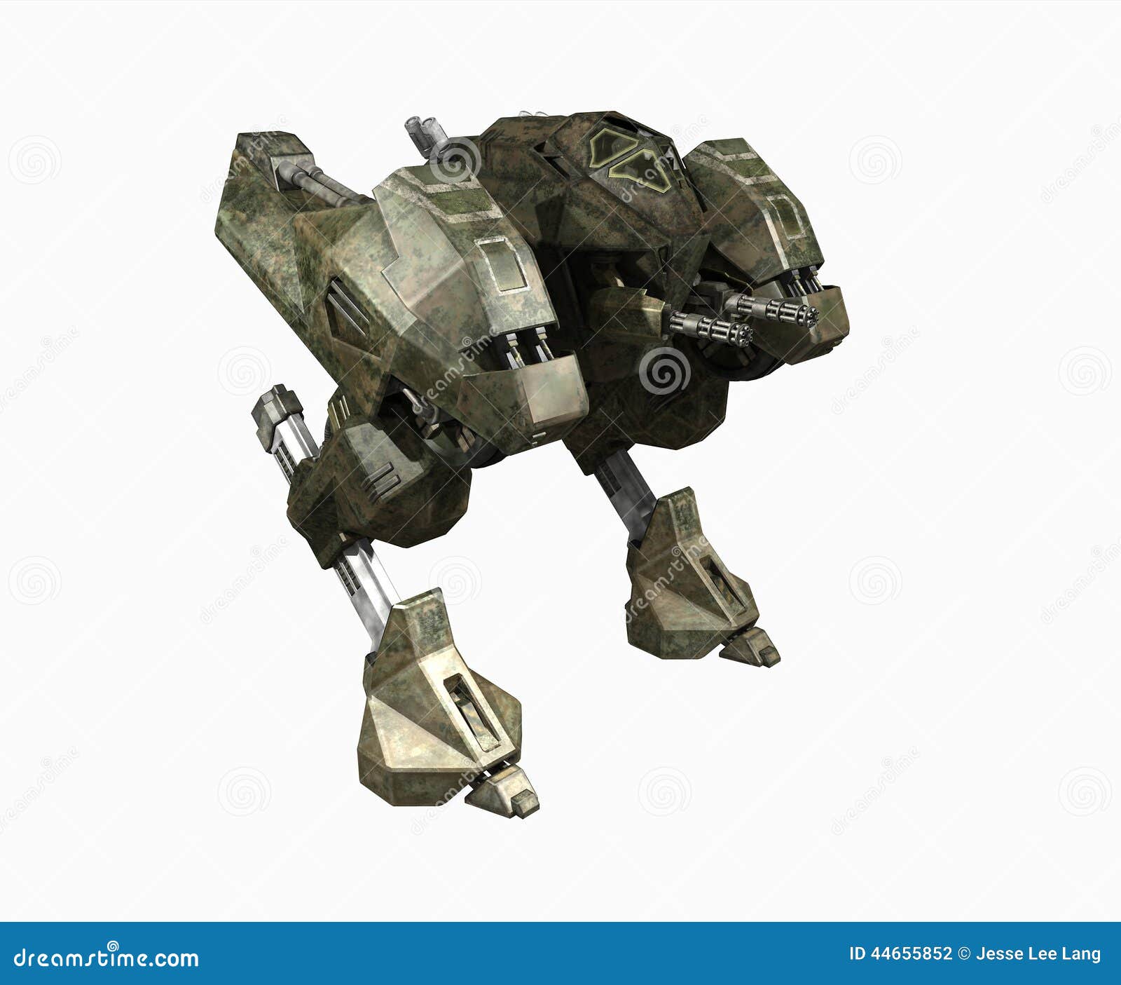 Army mech stock illustration. Illustration of army, weapon - 44655852