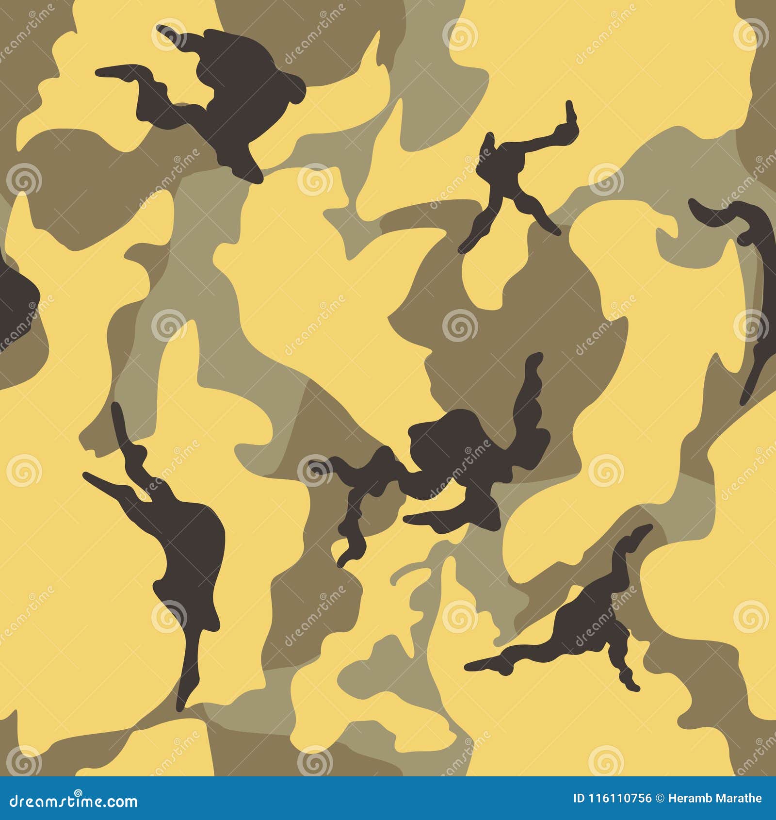 Army, Military Camouflage Seamless/ Repeated Vector Based Pattern Stock ...