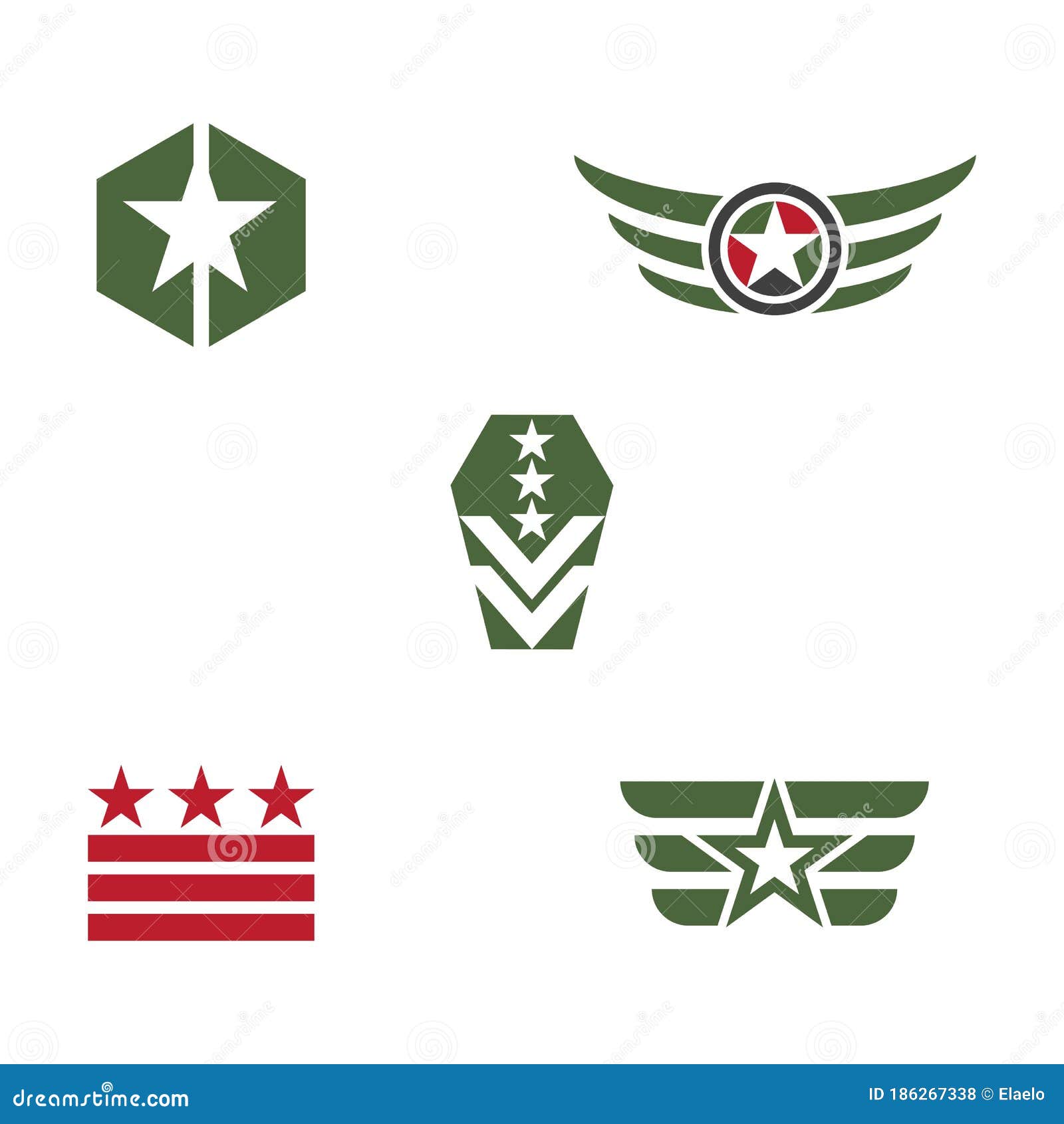 Army military vector icon stock vector. Illustration of unit - 186267338