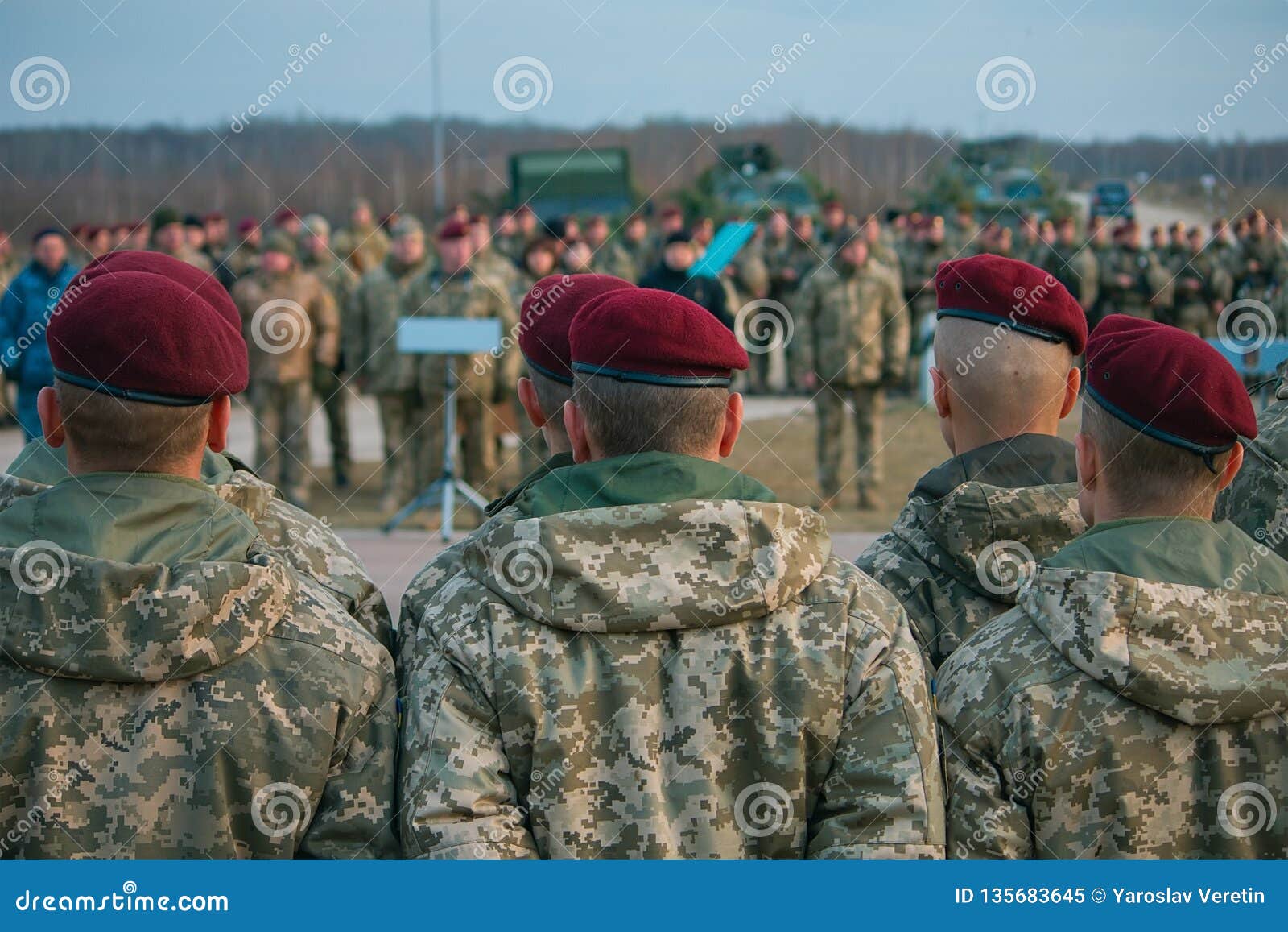 Army Parade, Military Uniform Soldier Row March Editorial Image - Image ...