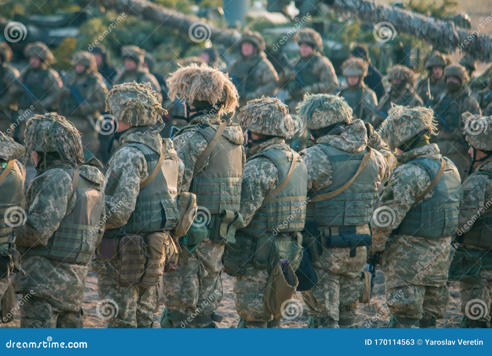 Army Parade, Military Uniform Soldier Row March Editorial Stock Photo ...