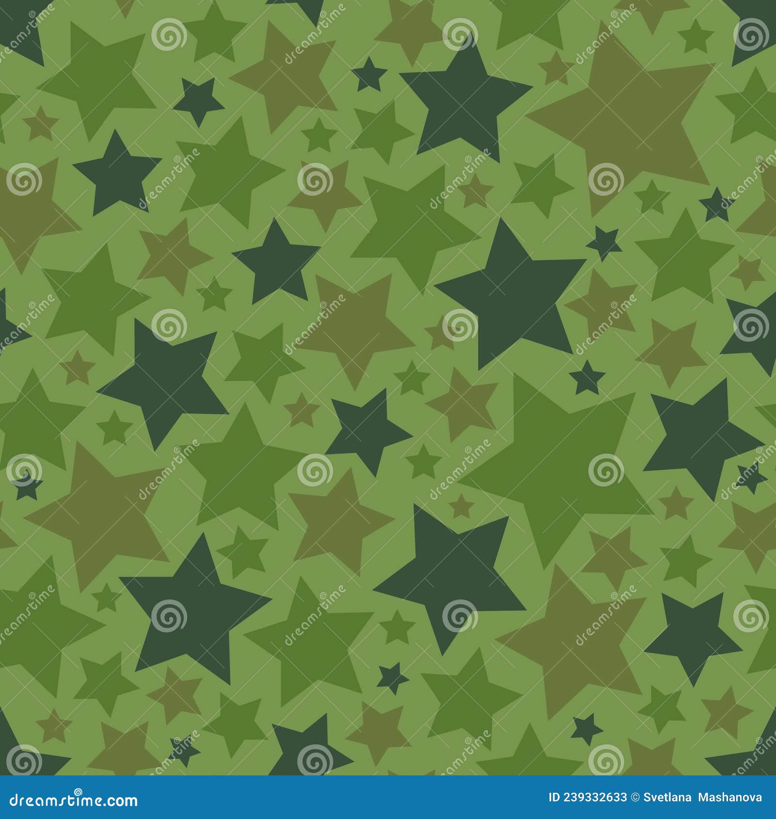 Army Pattern of Camouflage Stars, Military Pattern, Seamless Vector Wallpaper, Eps 10 Stock ...