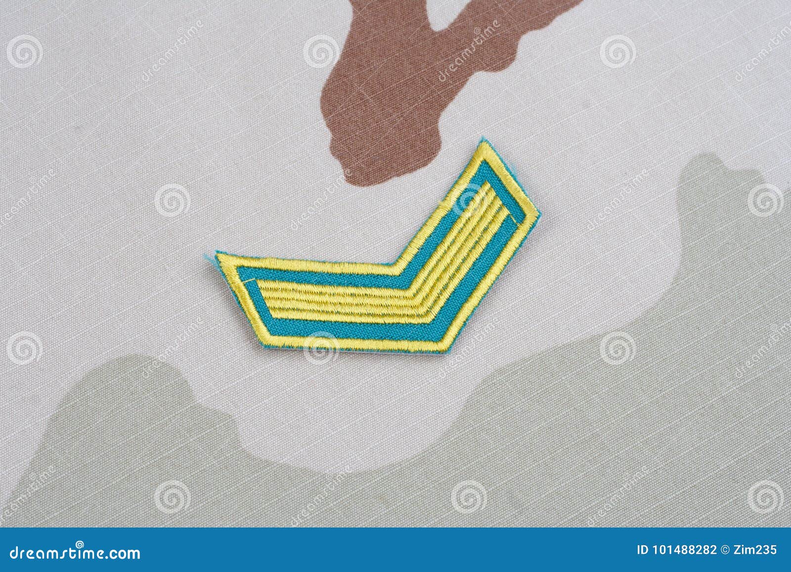 ARMY Private Rank Patch on Desert Uniform Editorial Photography - Image ...