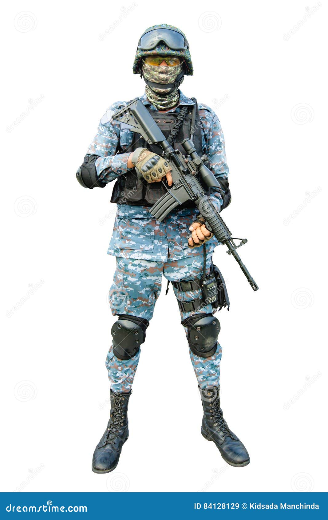Army Ranger In Field Uniforms Royalty-Free Stock Photo | CartoonDealer ...