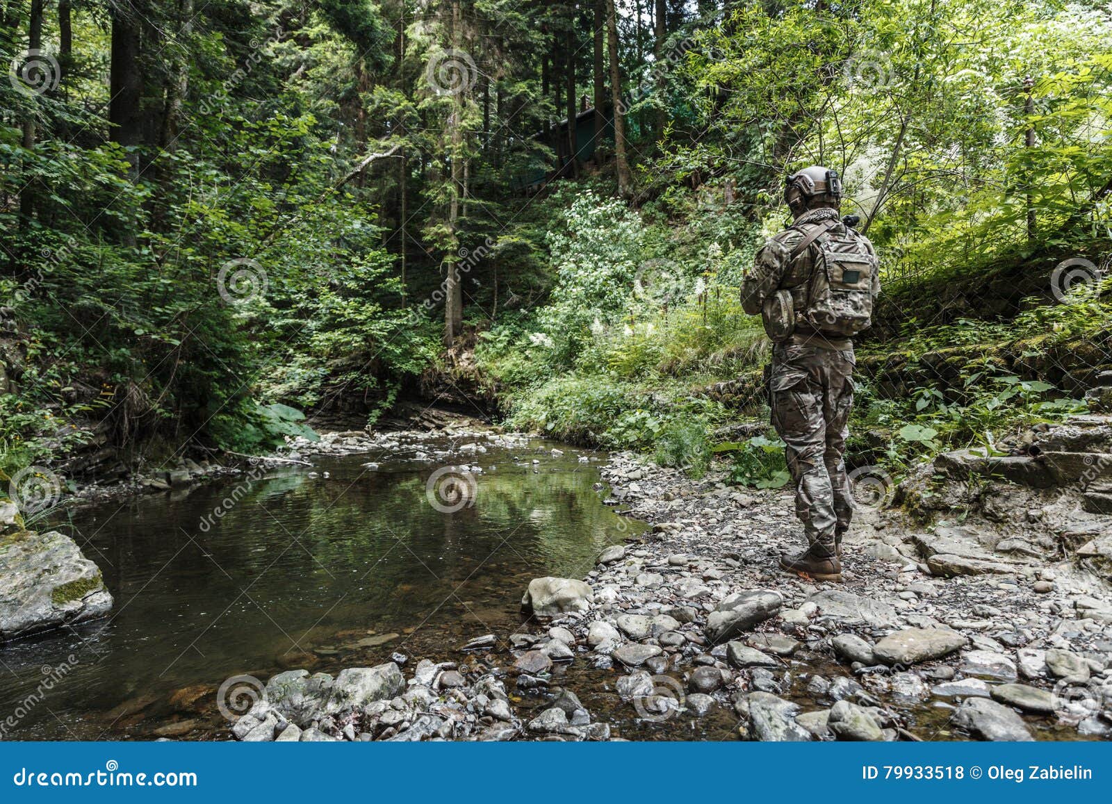 Army Ranger In Field Uniforms Royalty-Free Stock Photo | CartoonDealer ...