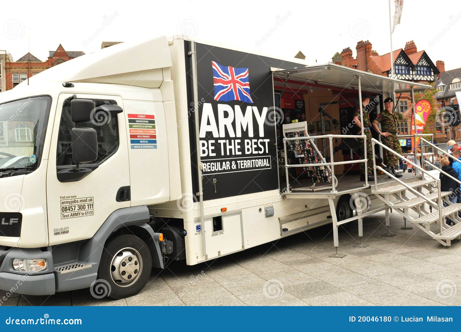Army recruitment editorial image. Image of soldiers, nottingham - 20046180