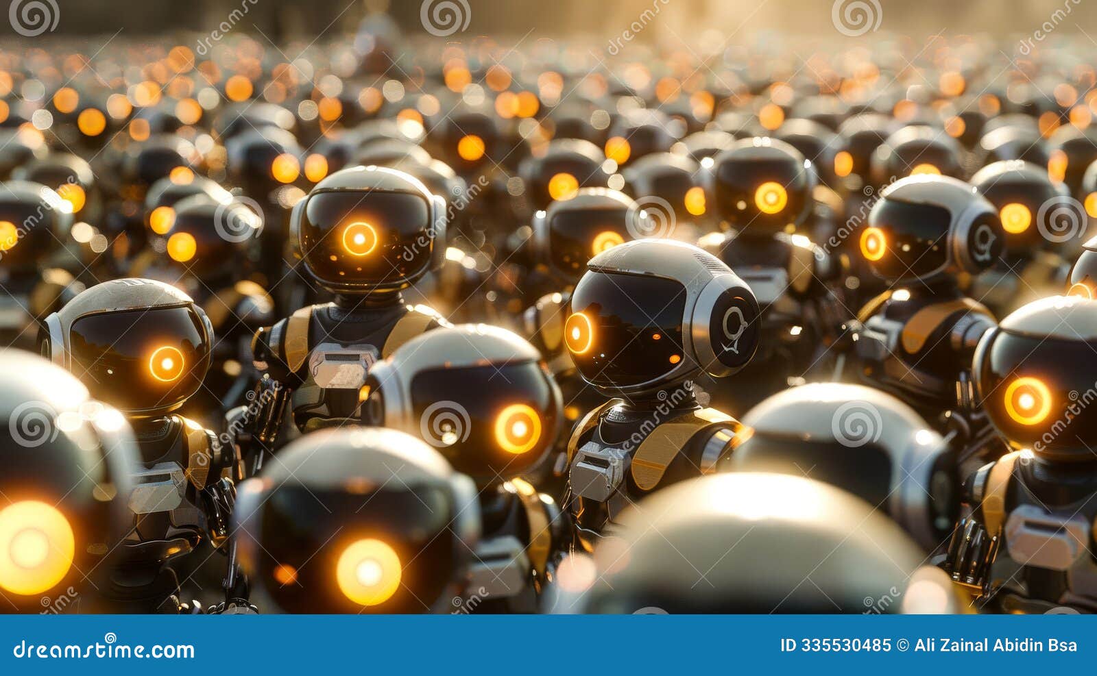 Robotic Takeover: Business Future With People Replaced By AI Sitting ...