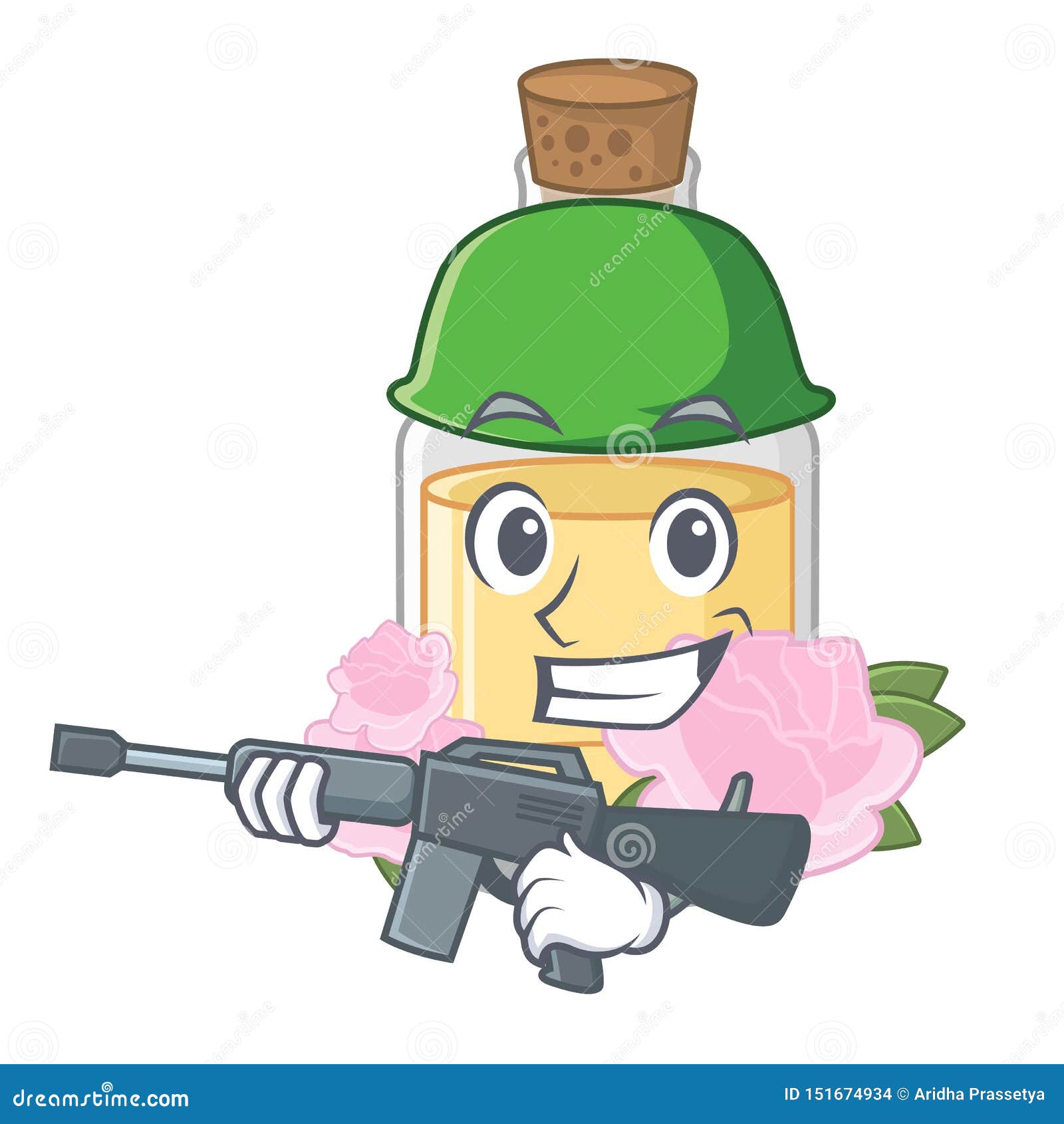 Army Rose Oil Stored Character the Glass Stock Vector - Illustration of ... Army Rose Oil Stored Character the Glass Stock Vector - Illustration of ...