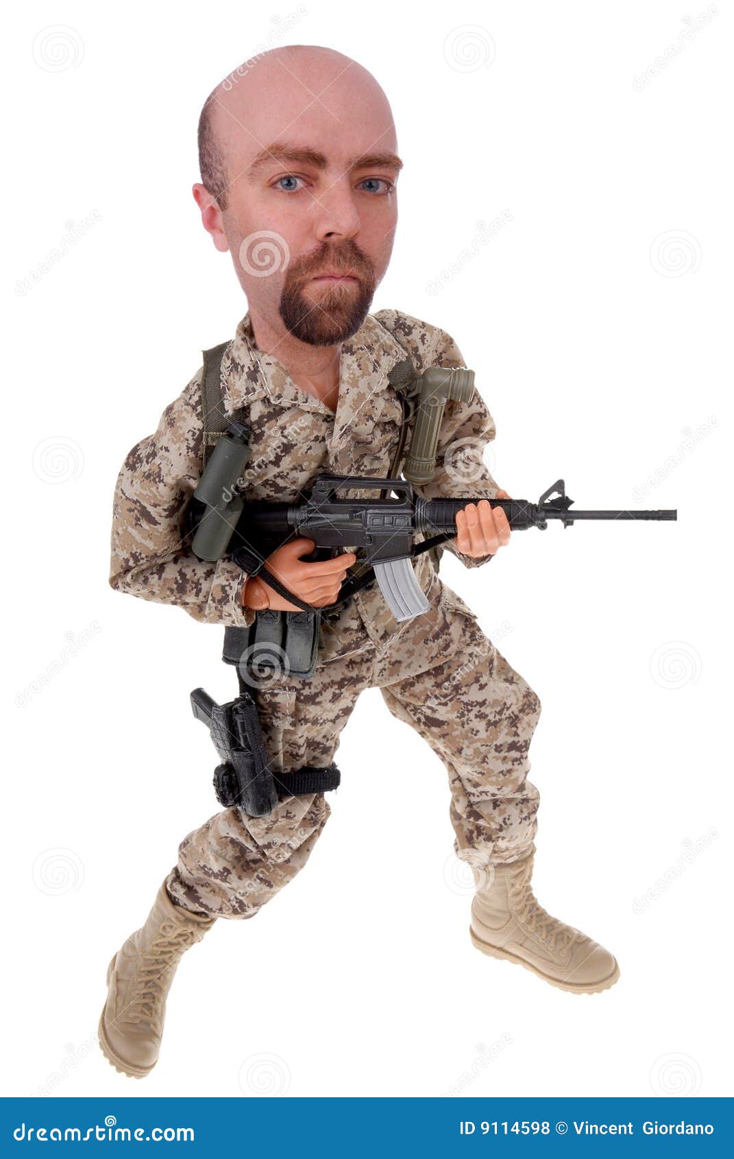 Army soldier doll stock photo. Image of army, train, pose - 9114598