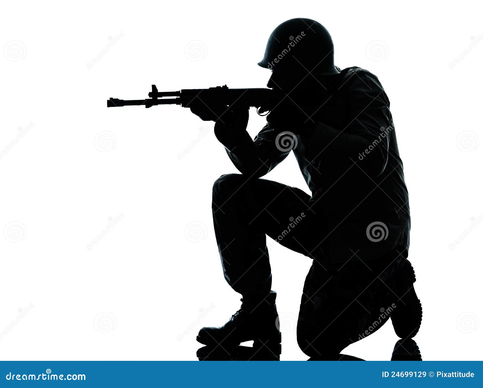 Army soldier man shooting stock image. Image of full - 24699129
