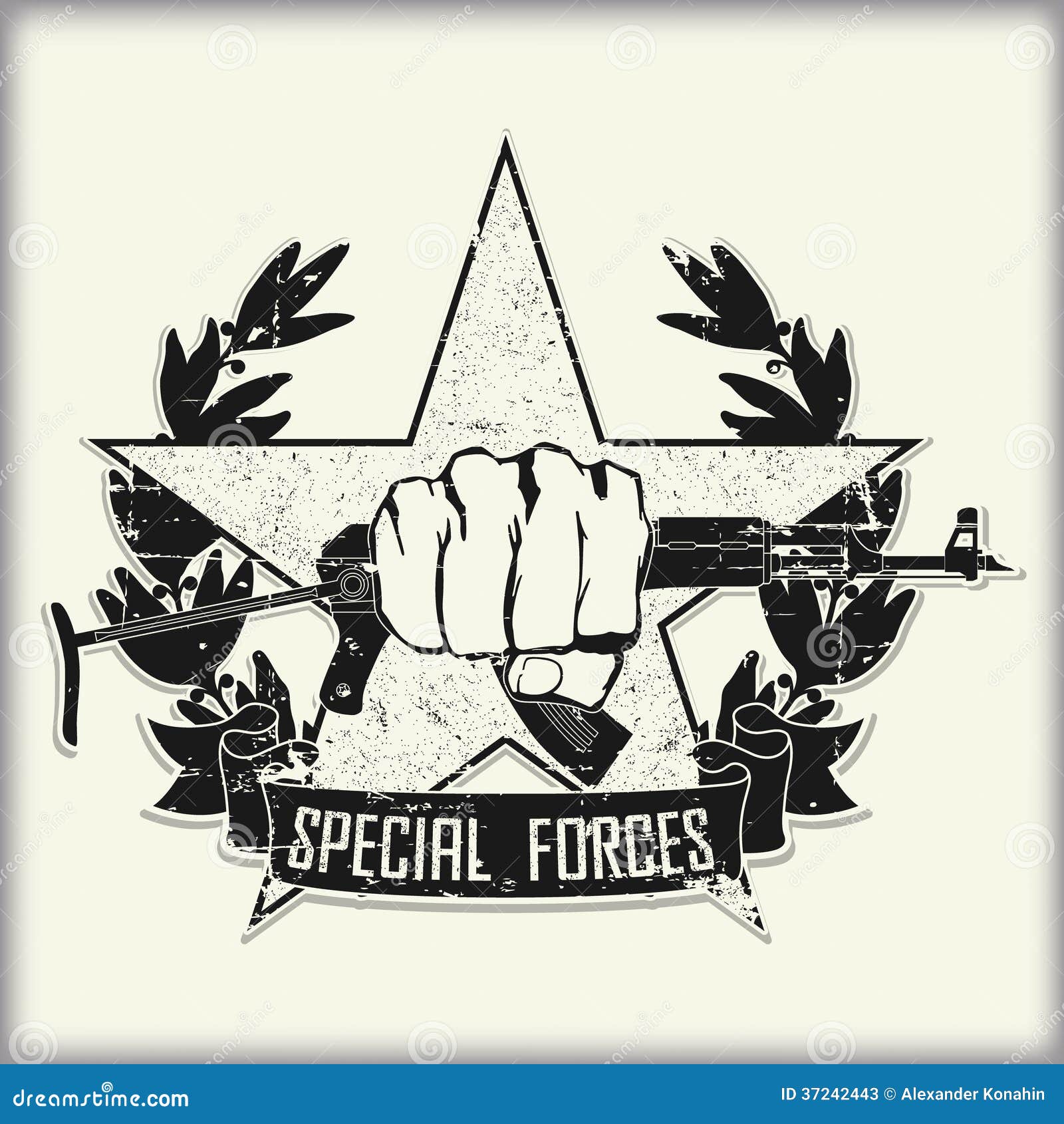 Army symbol stock vector. Illustration of card, military - 37242443