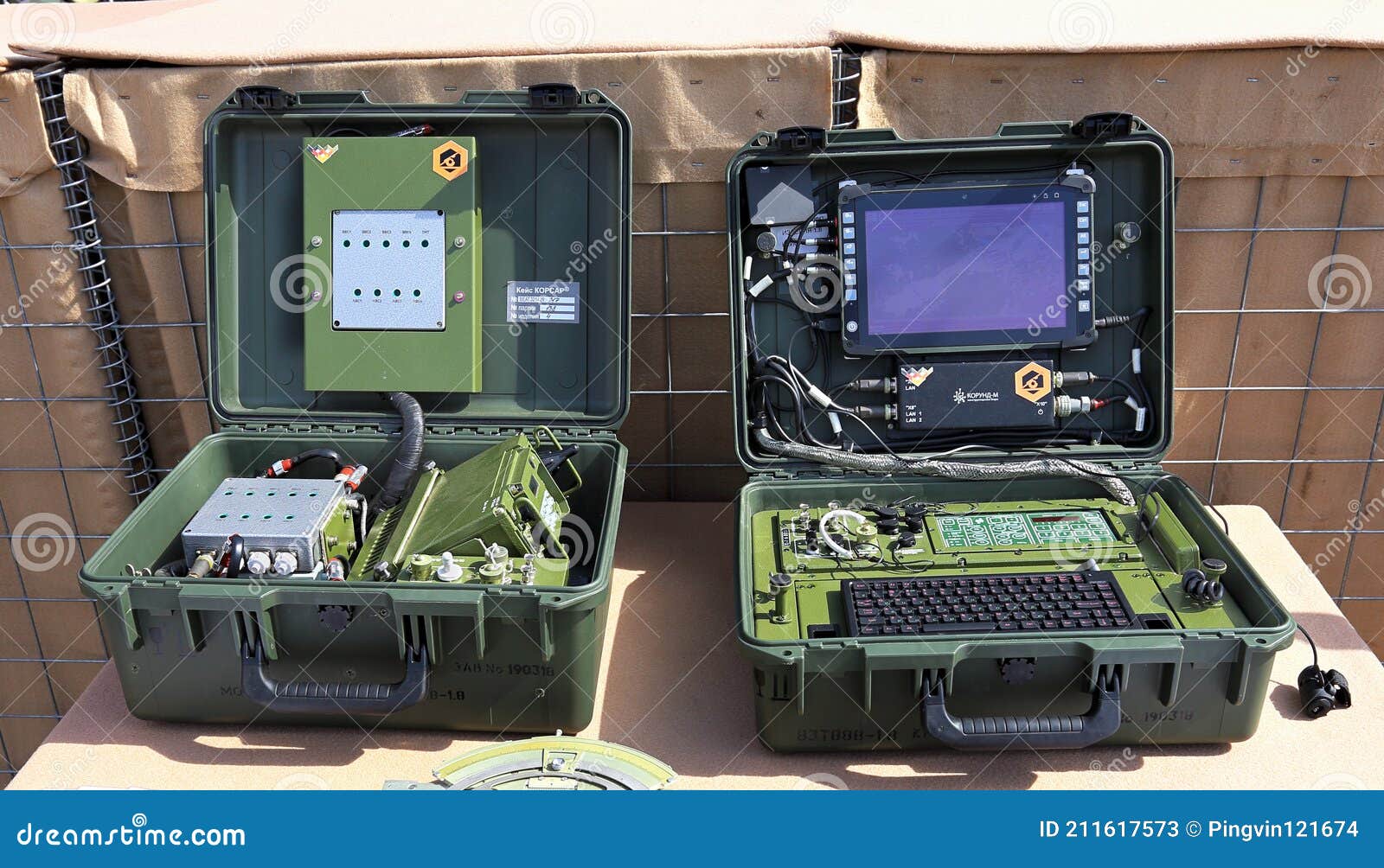 Army Tactical Communication Complex Editorial Stock Photo - Image of ...