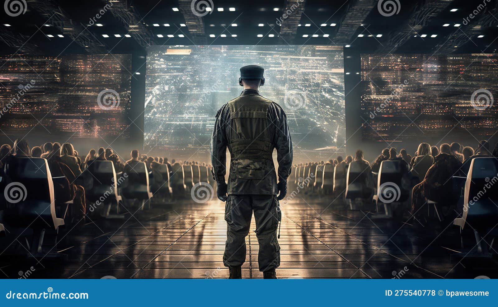 Army Training Excellence - Officer Overseeing Future Soldier ...