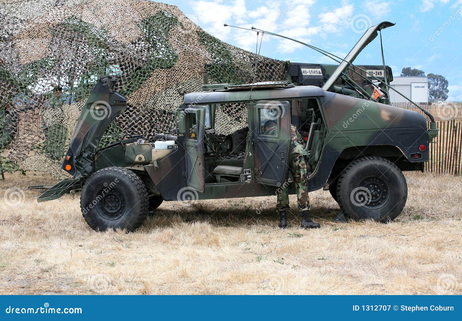 Army Truck stock image. Image of broken, tent, transportation - 1312707