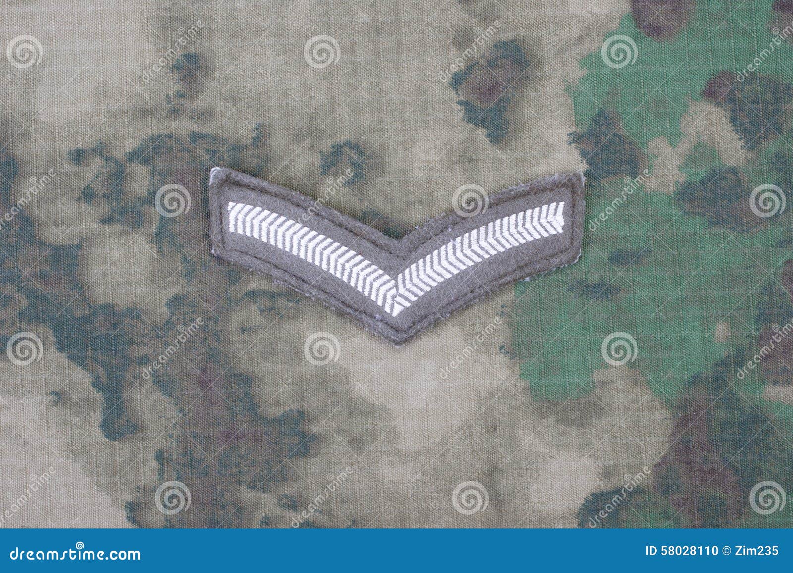 Army Uniform with Sergeant Rank Patch Stock Photo - Image of army ...