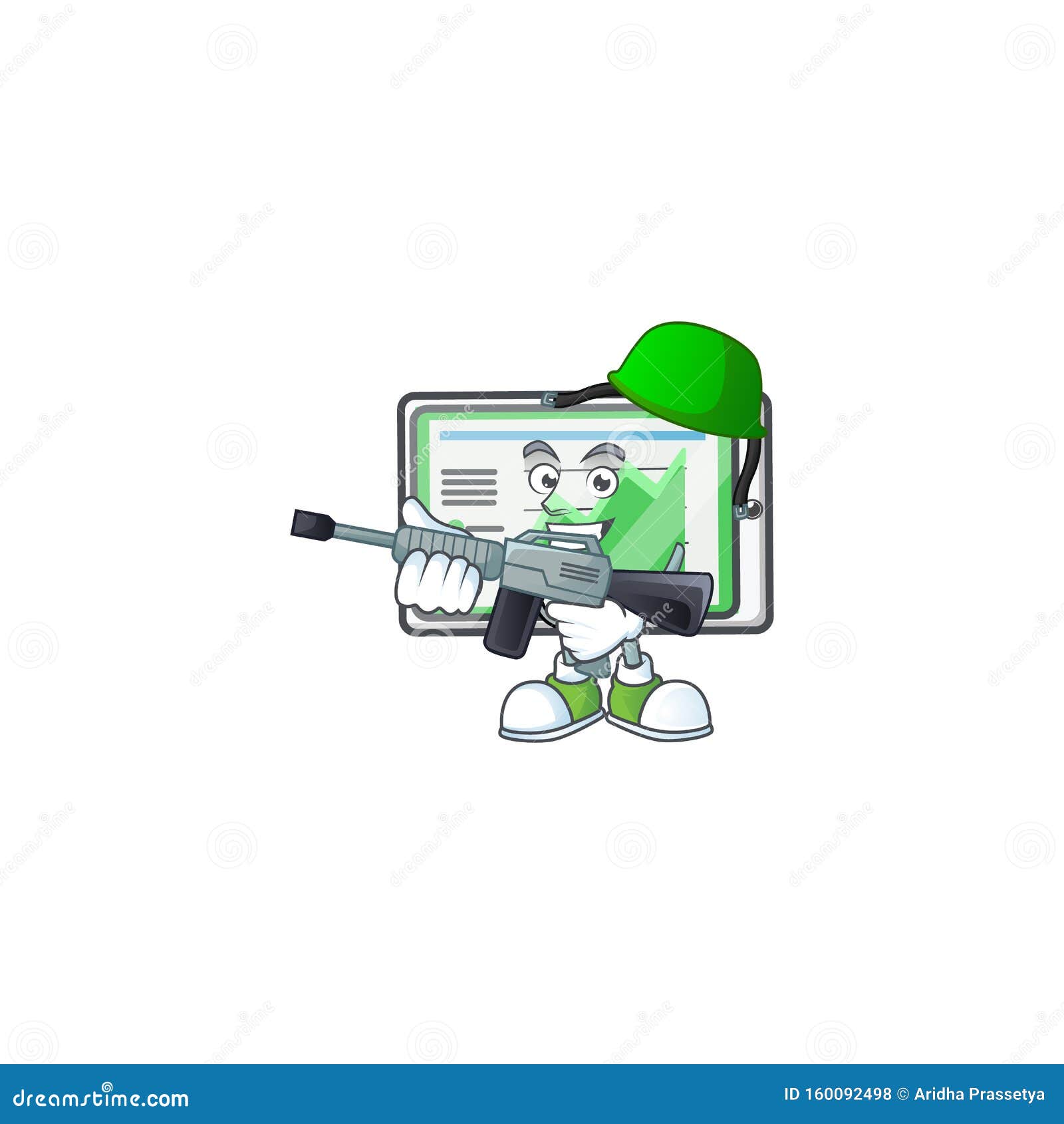 Army Up Chart Horizontal Table for Report Stock Vector - Illustration ...