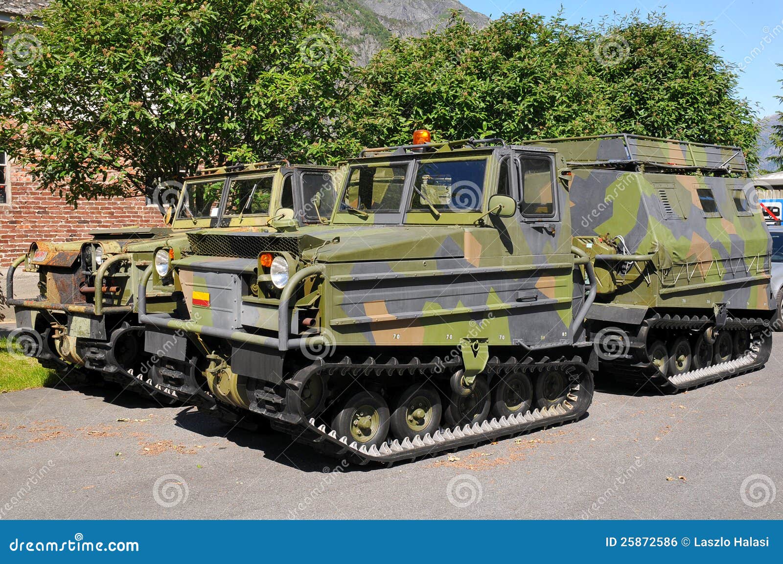 Army Vehicles Royalty Free Stock Image - Image: 25872586