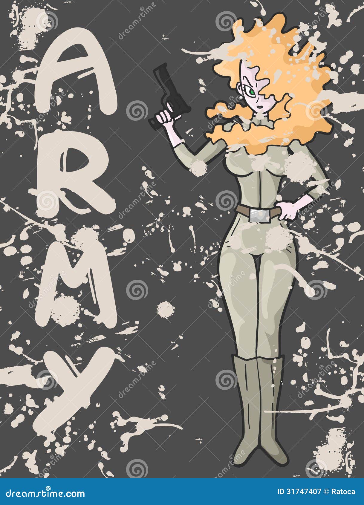 Army Woman Royalty-Free Stock Photography | CartoonDealer.com #15187343