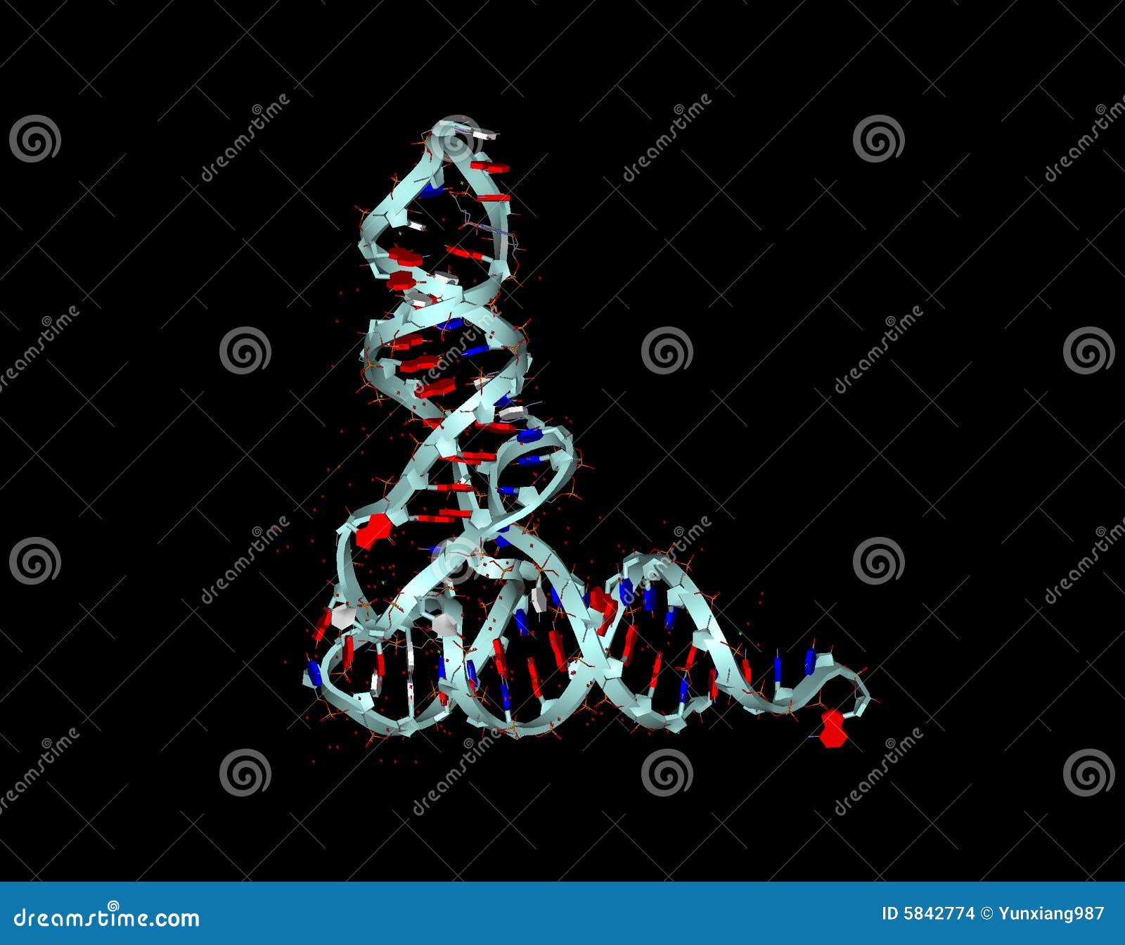 ARN stock de ilustración. Ilustración de ciencia, genético - 5842774