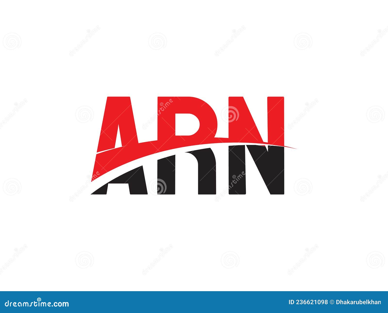 ARN Letter Initial Logo Design Vector Illustration Stock Vector ...