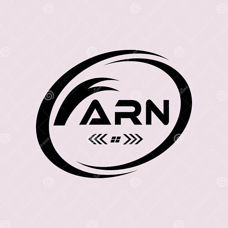 ARN Letter Logo Design. ARN Simple and Modern Monogram Logo Stock ...
