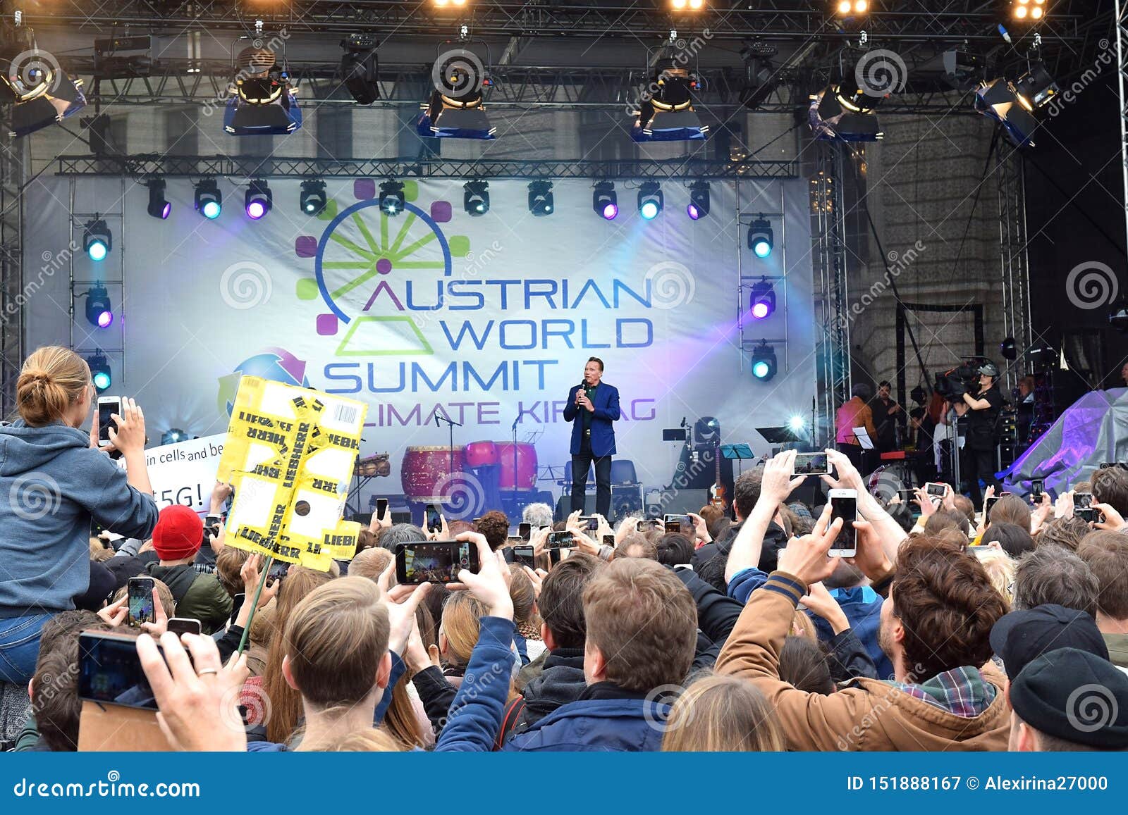 Arnold Schwarzenegger at the Austrian World Summit, Vienna Editorial ...