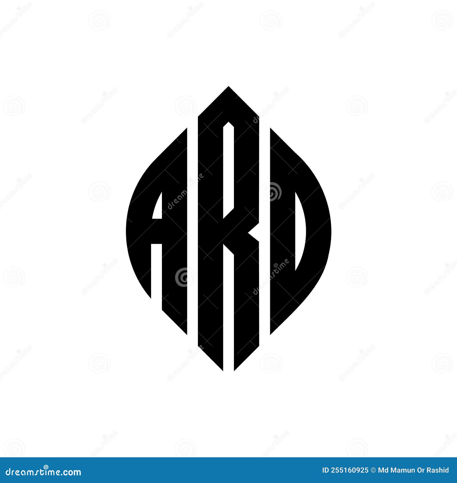 ARO Circle Letter Logo Design with Circle and Ellipse Shape. ARO ...