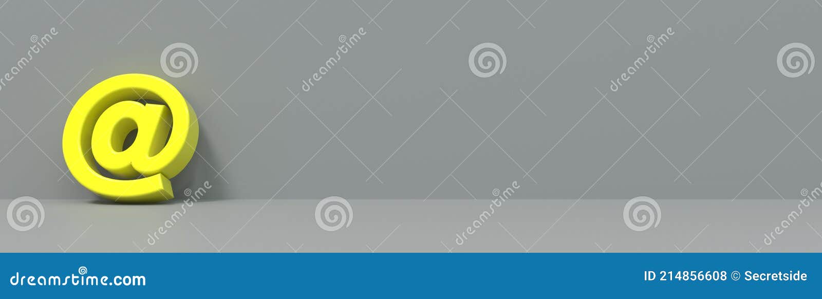 Arobas Symbol on Grey Background Stock Illustration - Illustration of ...