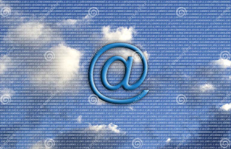 Arobase stock illustration. Illustration of forward, personal - 11201398