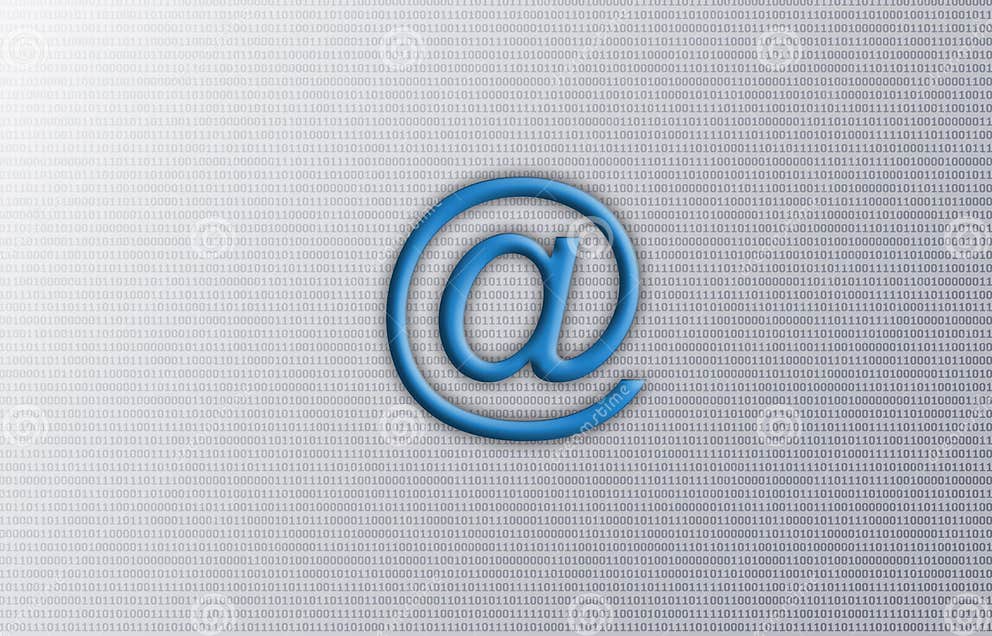 Arobase stock illustration. Illustration of protocol - 11201461