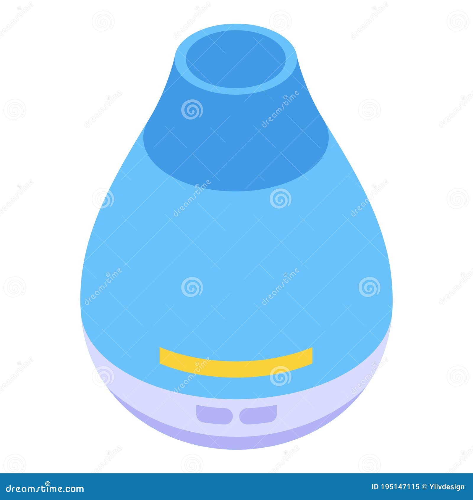 Aroma Diffuser Icon, Isometric Style Stock Vector - Illustration of ...