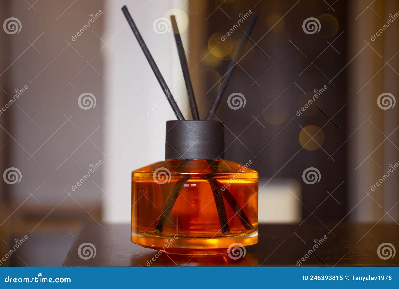 Aroma for Home in Glass, Interior Evening Stock Image - Image of ...