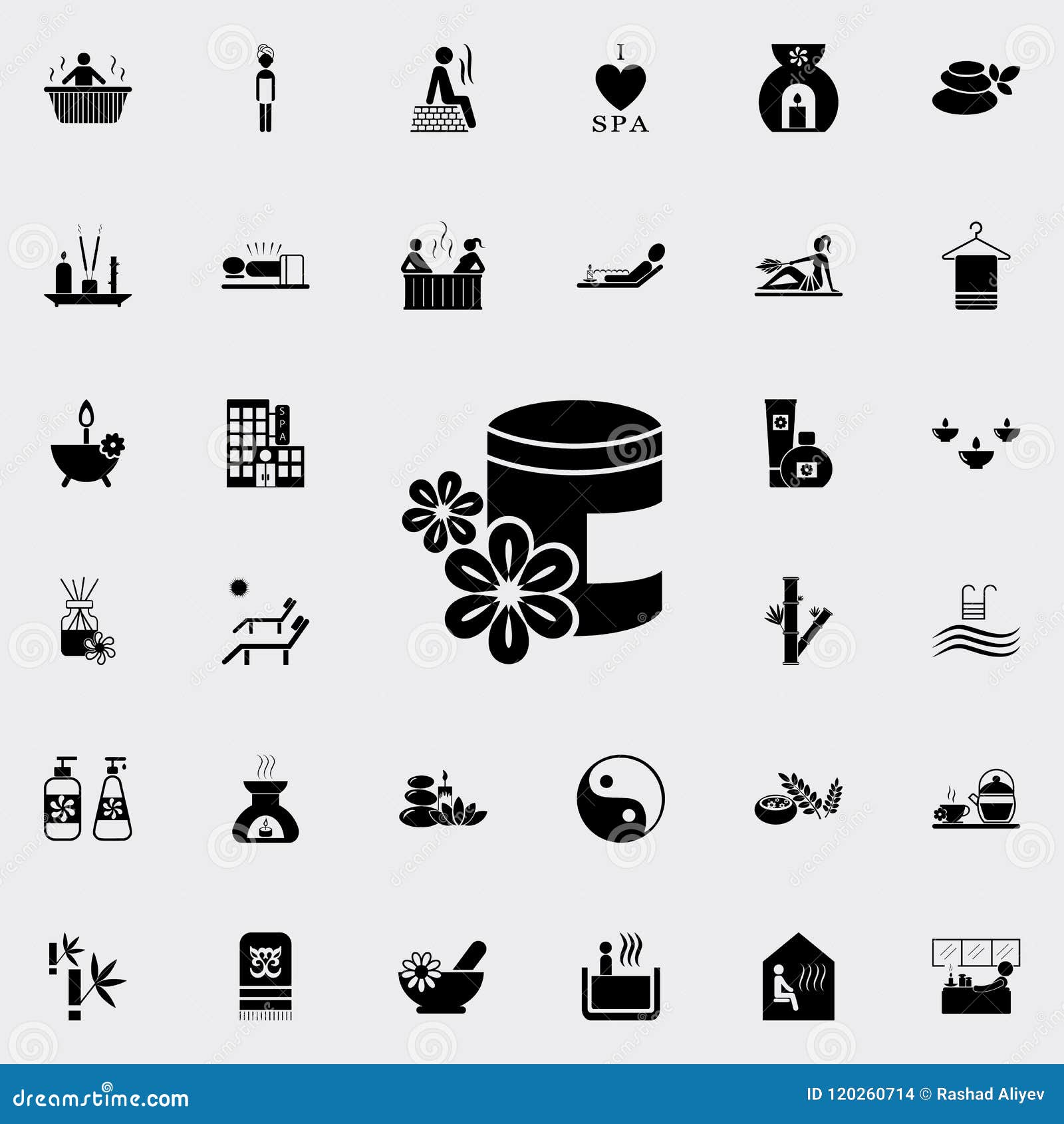 Aroma Of Oil Icon Detailed Set Of Spa Icons Premium Quality Graphic