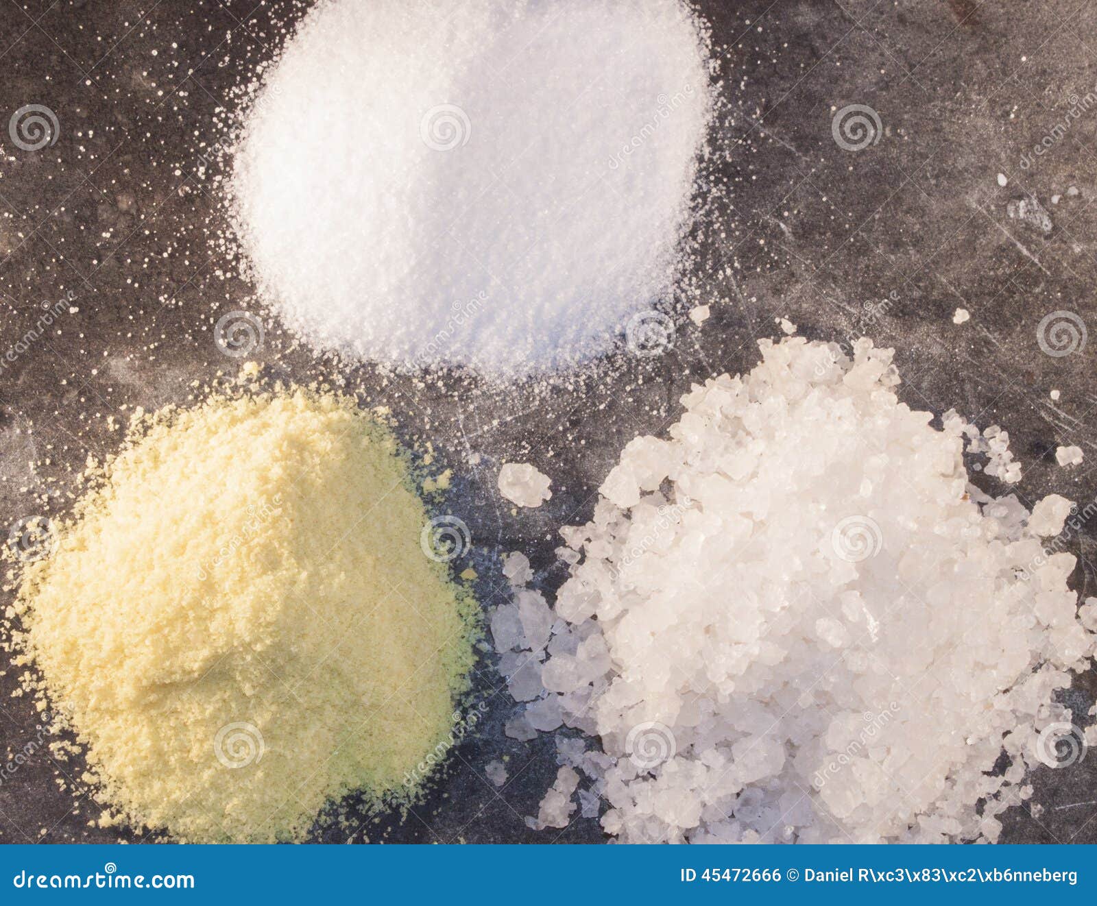 Aroma-, Rock and Ordinary Salt Stock Photo - Image of condiment ...