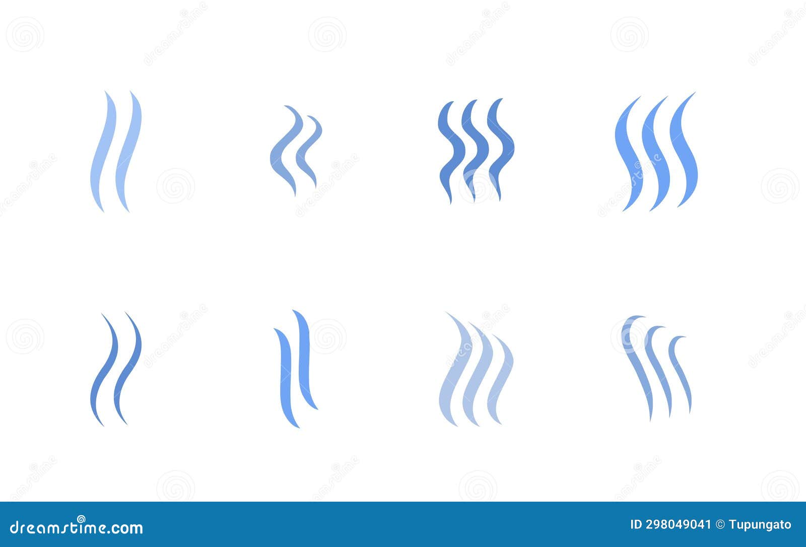 Aroma or Smell Puff Vector Icon Set Stock Vector - Illustration of ...