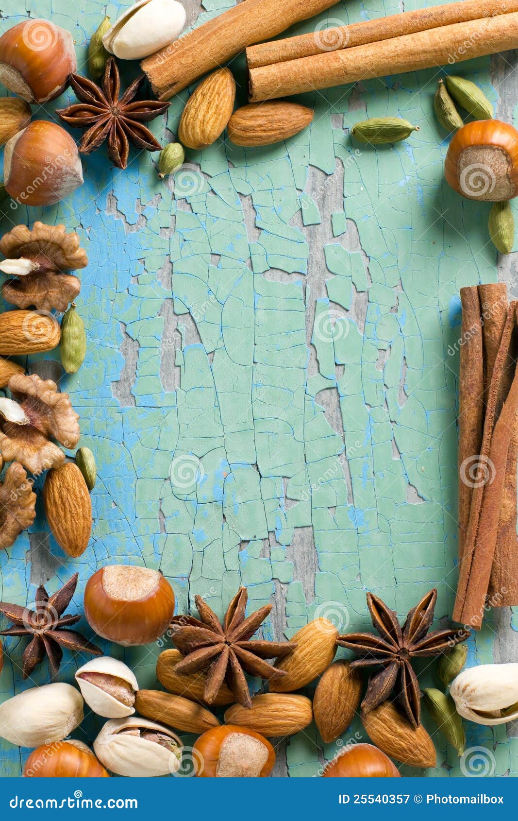 Aroma spices frame stock image. Image of aromatic, condiment - 25540357