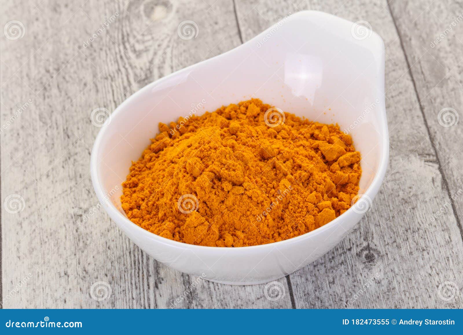 Aroma turmeric powder stock image. Image of orange, turmeric - 182473555