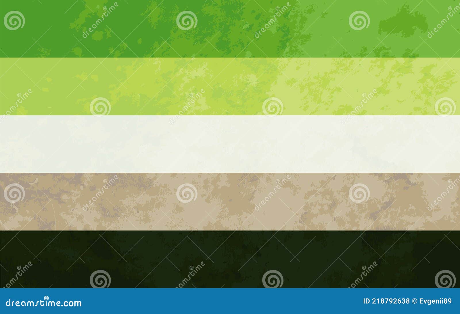 Aromantic Sign, Aromantic Pride Flag Vector Illustration ...