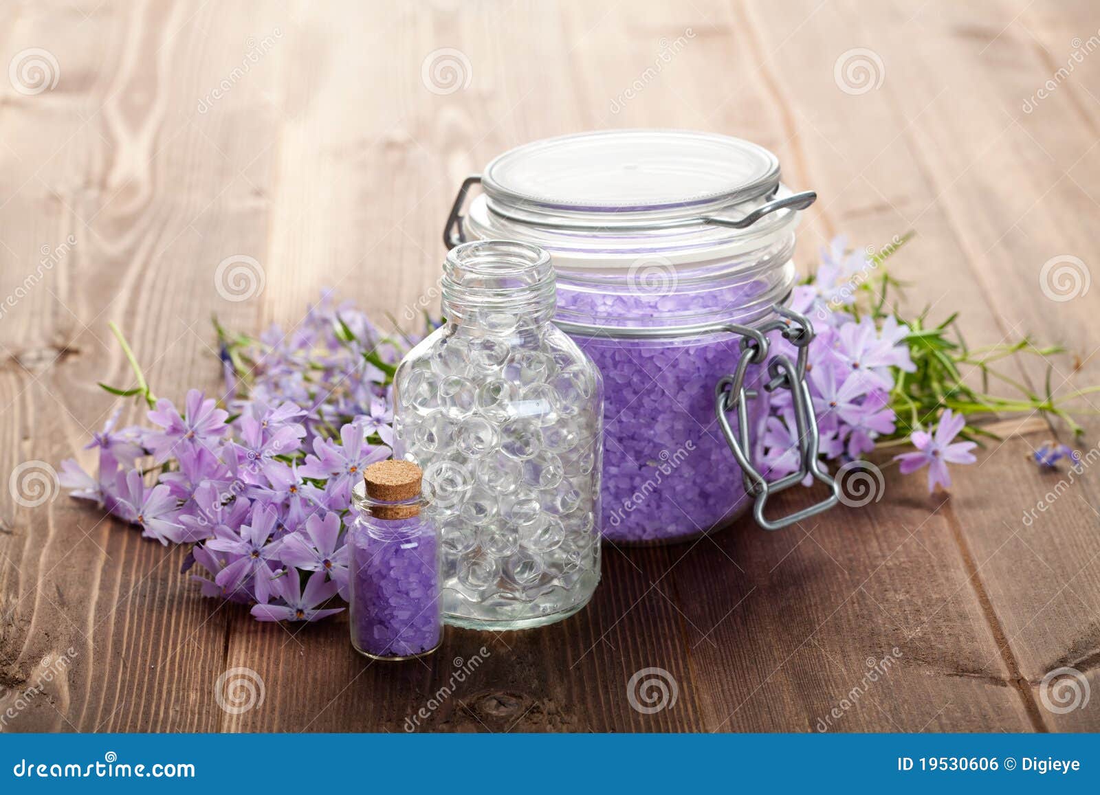 Aromatherapy bath salt stock photo. Image of aromatherapy - 19530606