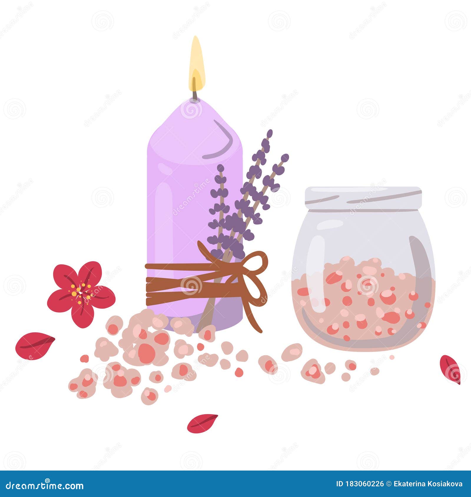 Aromatherapy and Devices and Means for Aromatherapy. Vector ...