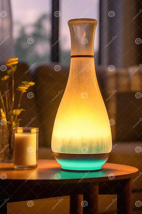 Aromatherapy Diffuser Emitting Soothing Scents Stock Illustration ...