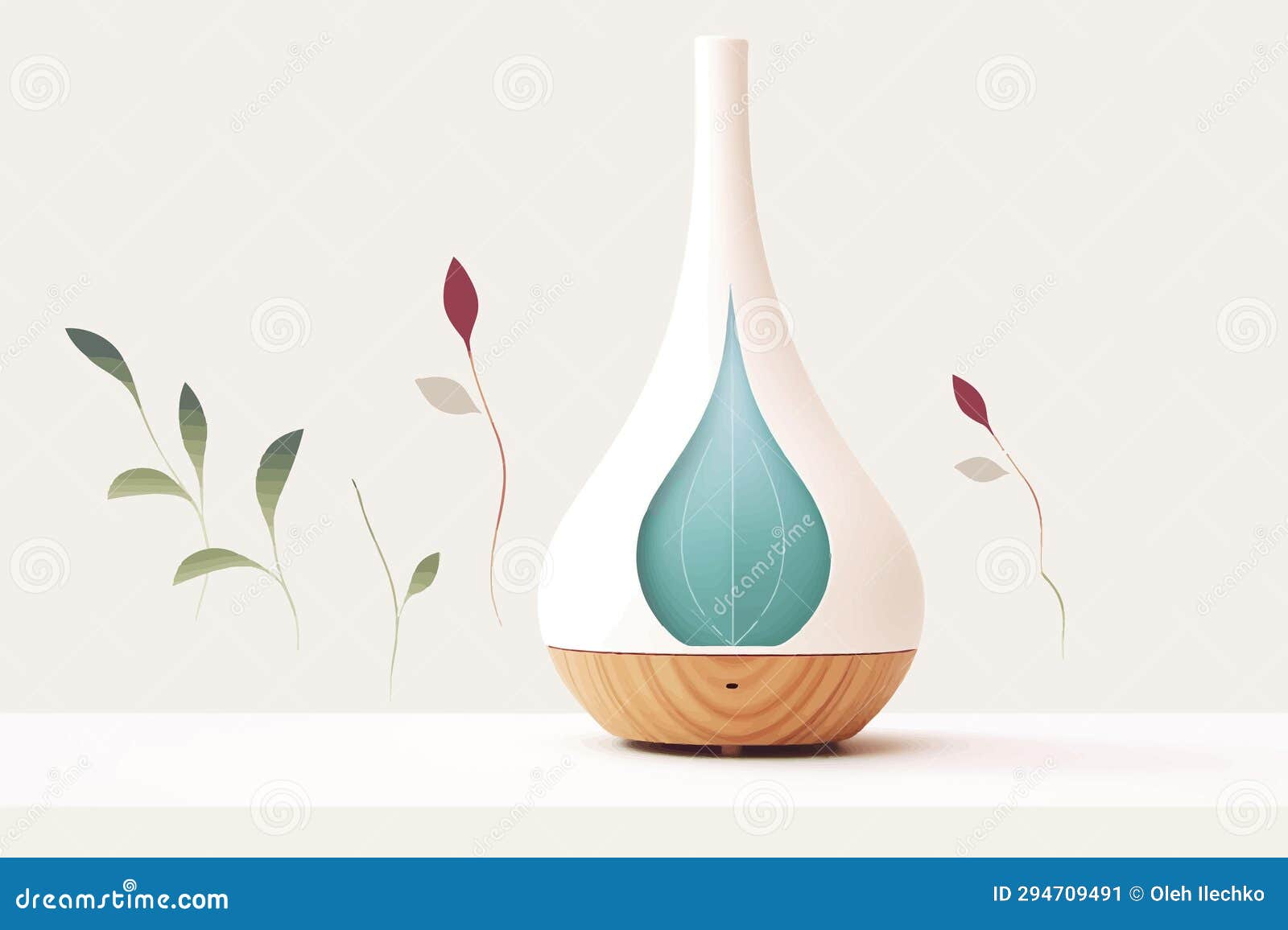 Aromatherapy Diffuser Vector Flat Minimalistic Isolated Vector Style ...