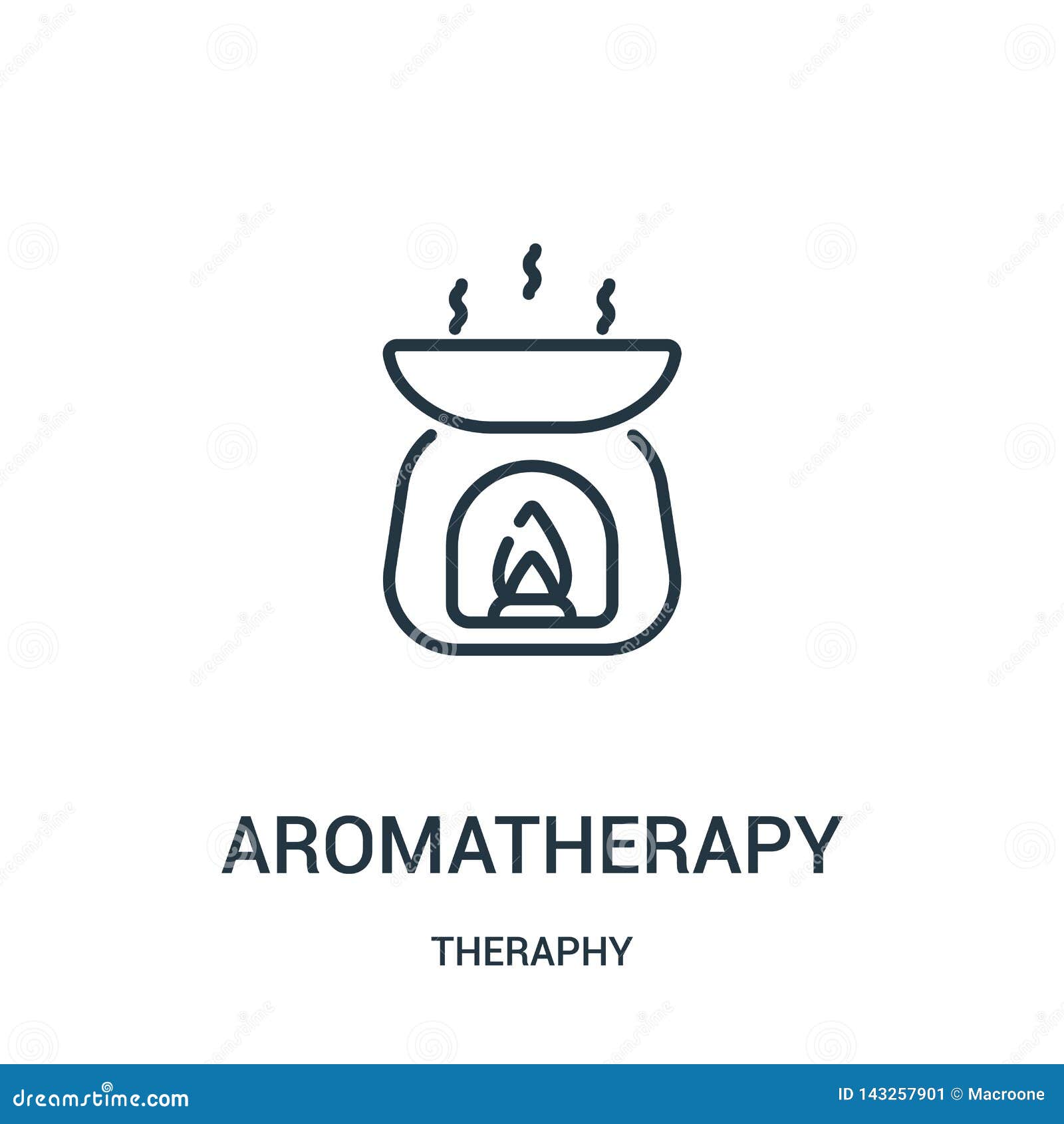 Aromatherapy Icon Vector from Theraphy Collection. Thin Line ...