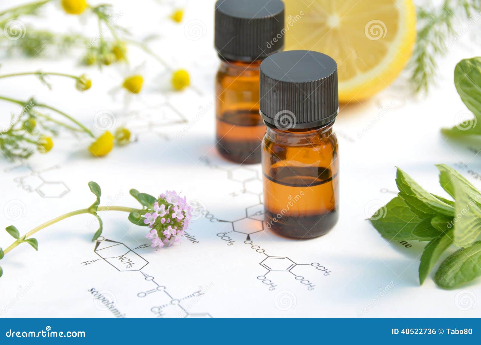 Aromatherapy and science stock photo. Image of natural - 40522736