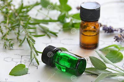 Aromatherapy and science stock image. Image of leaves - 38924099