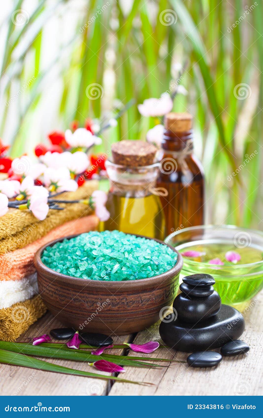 Aromatherapy.Spa stock photo. Image of nature, herb, pampering - 23343816