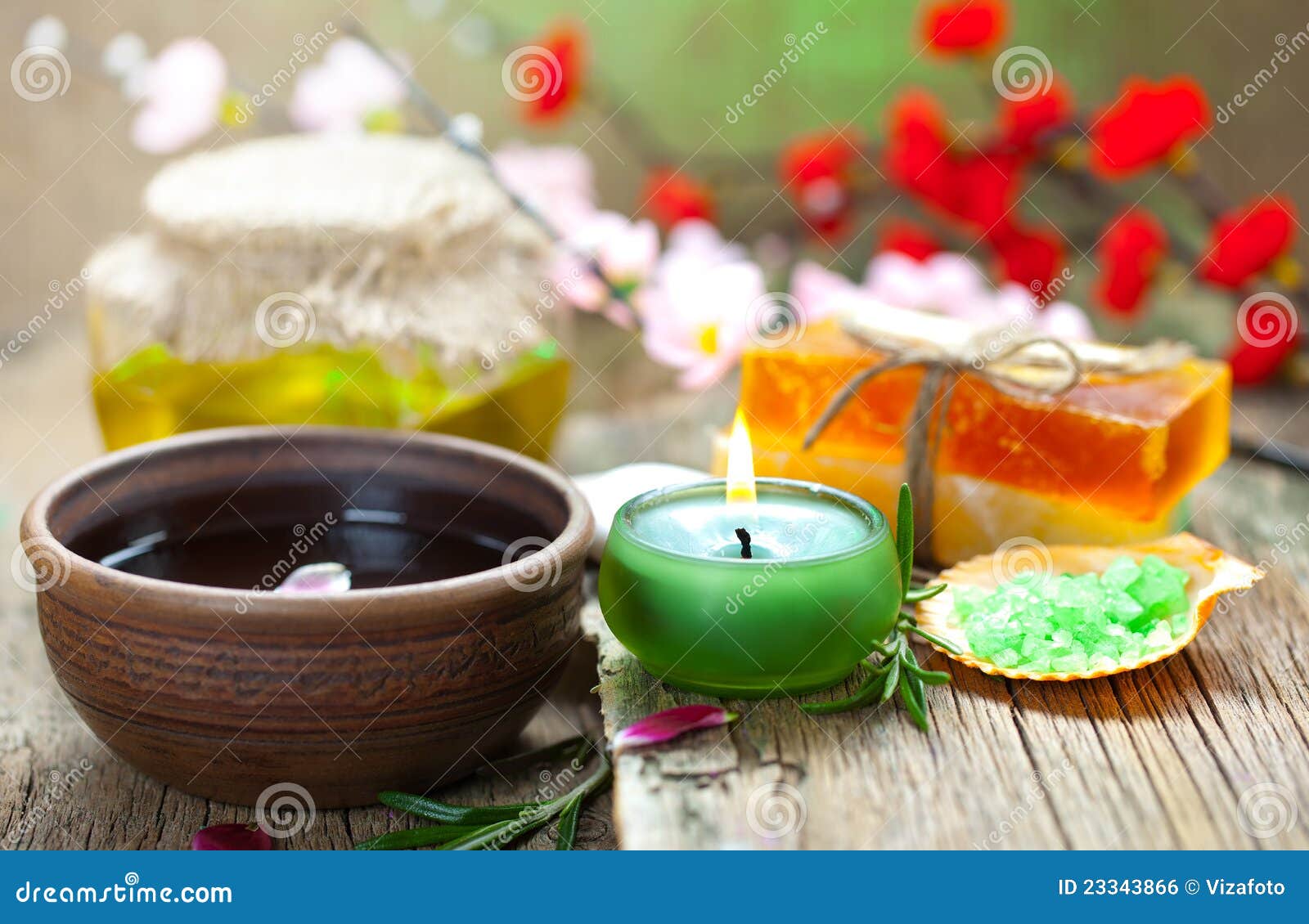Aromatherapy.Spa photo stock. Image du soin, médecine - 23343866