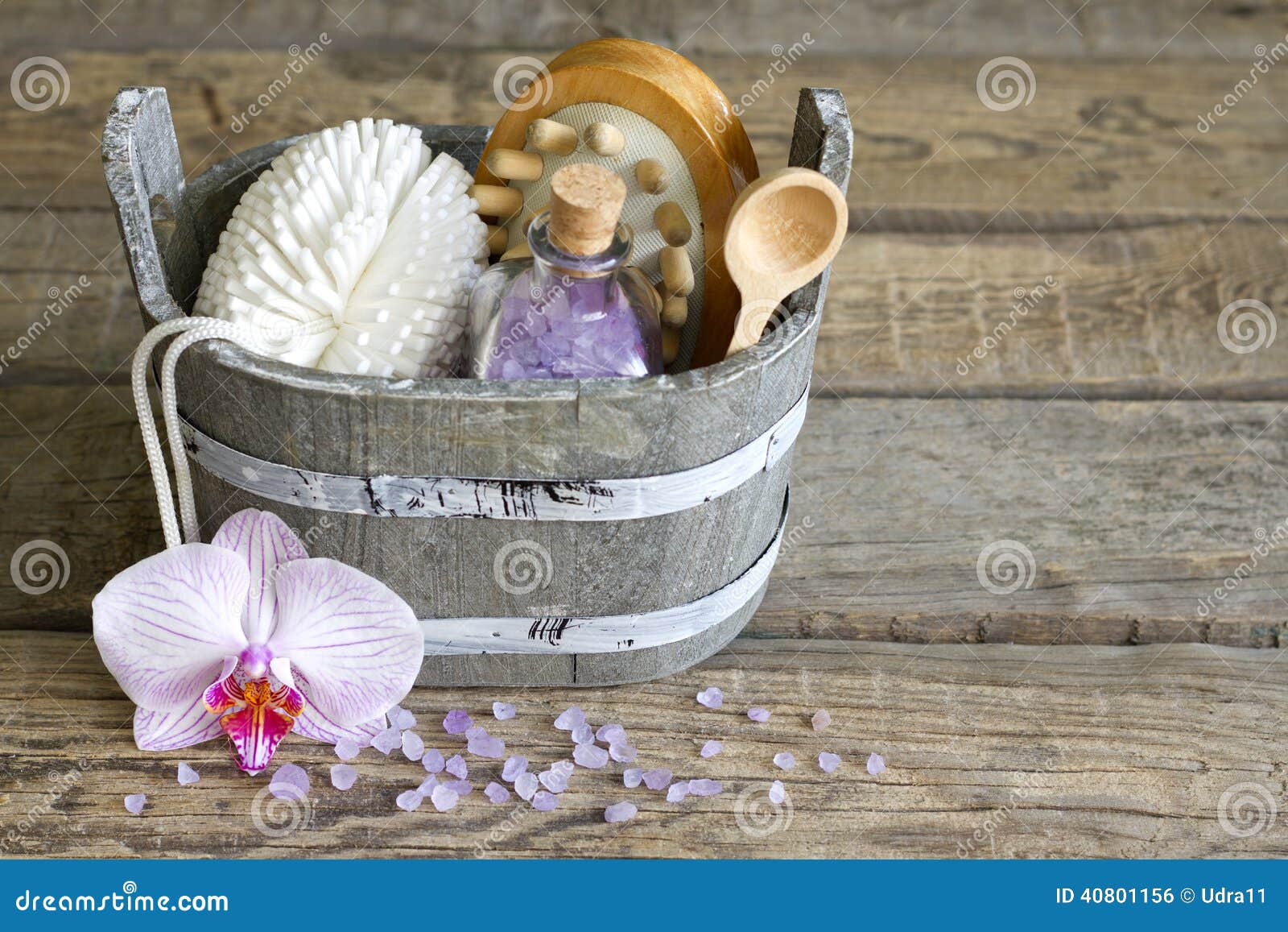 Aromatherapy Spa Massage Tools To Body Care Still Life Stock Photo ...